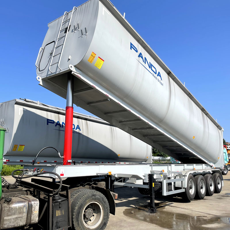 China End Dump Grain Trailer for Sale